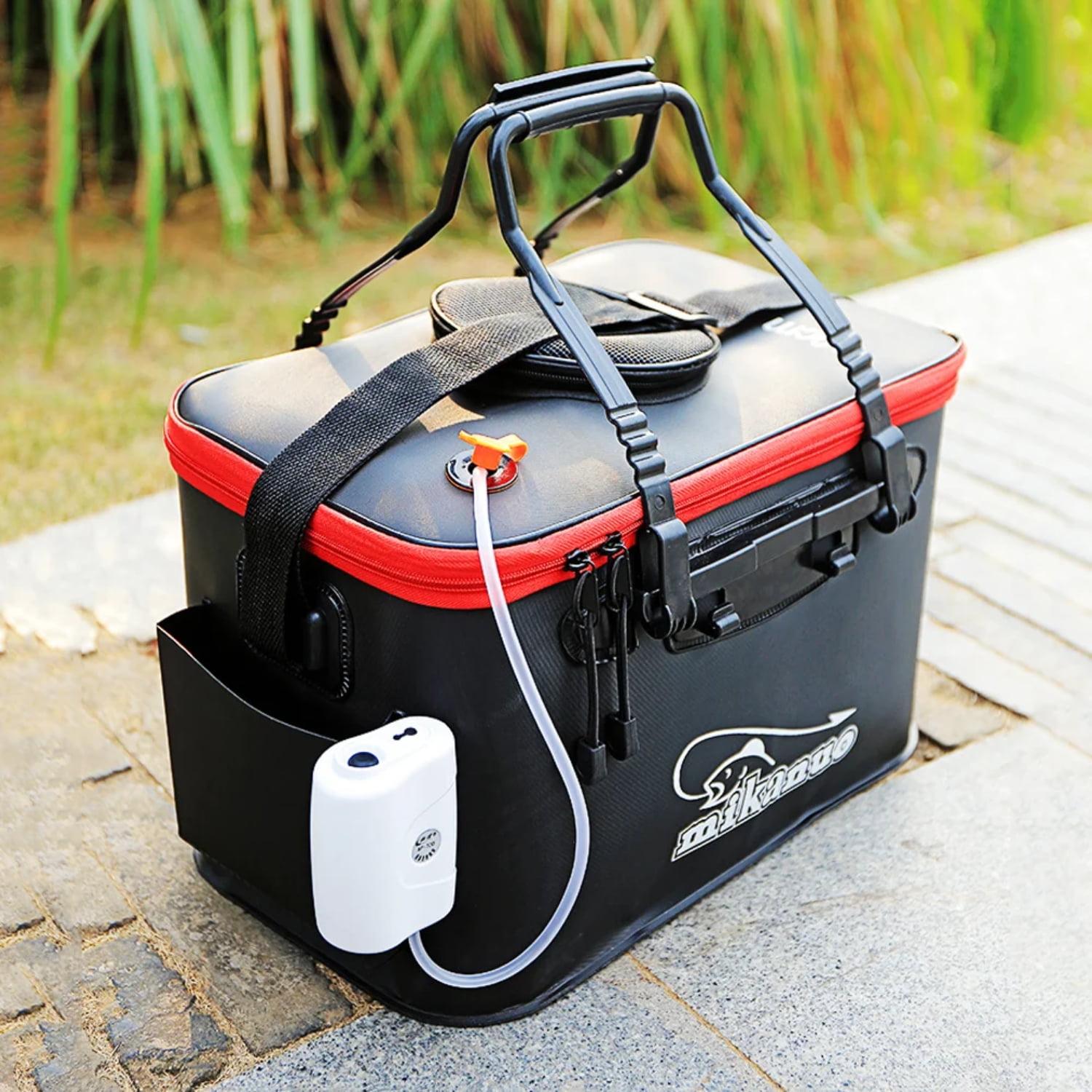 JX 2025 40 Cm Collapsible Cooler Fishbox Bucket Fishing Water Container Outdoor Tank - Walmart.com