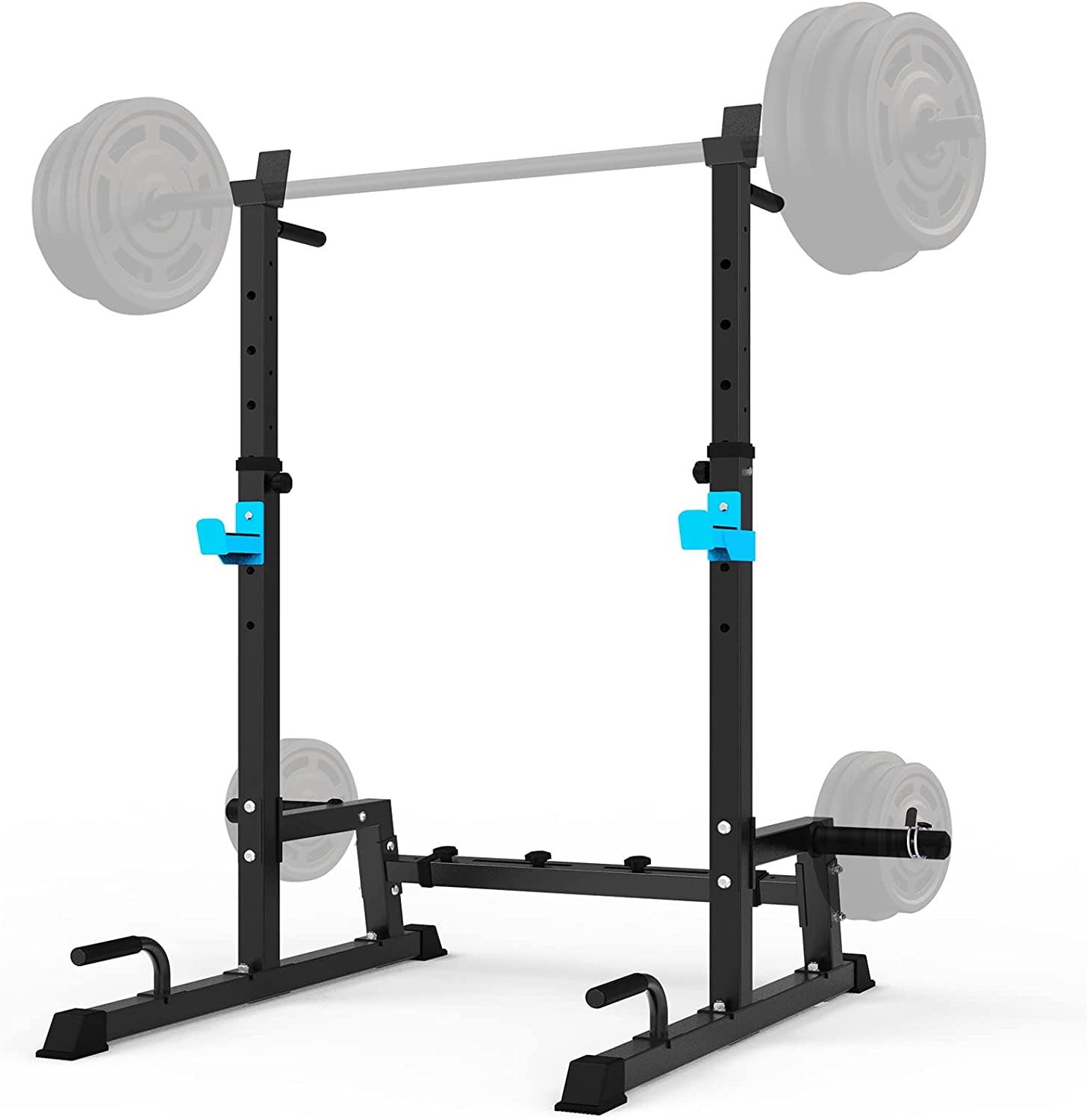 JX FITNESS Squat Rack, Barbell Rack, Bench Press Rack Push Up Multi ...