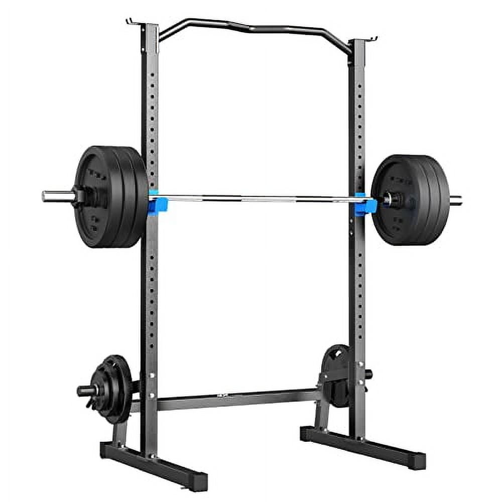JX FITNESS Squat Rack Cage with Pull Up Bar,Adjustable Power Rack Cage ...