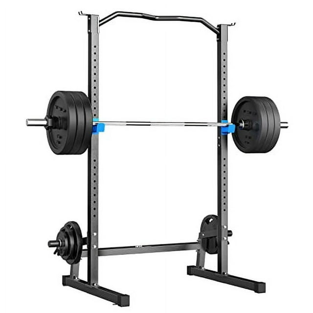 JX FITNESS Squat Rack Cage with Pull Up Bar,Adjustable Power Rack Cage ...