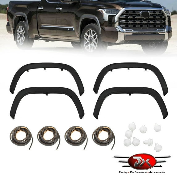 JX RACING Compatible with 2022-2025 Toyota Tundra Front Rear Wheel Arch ...