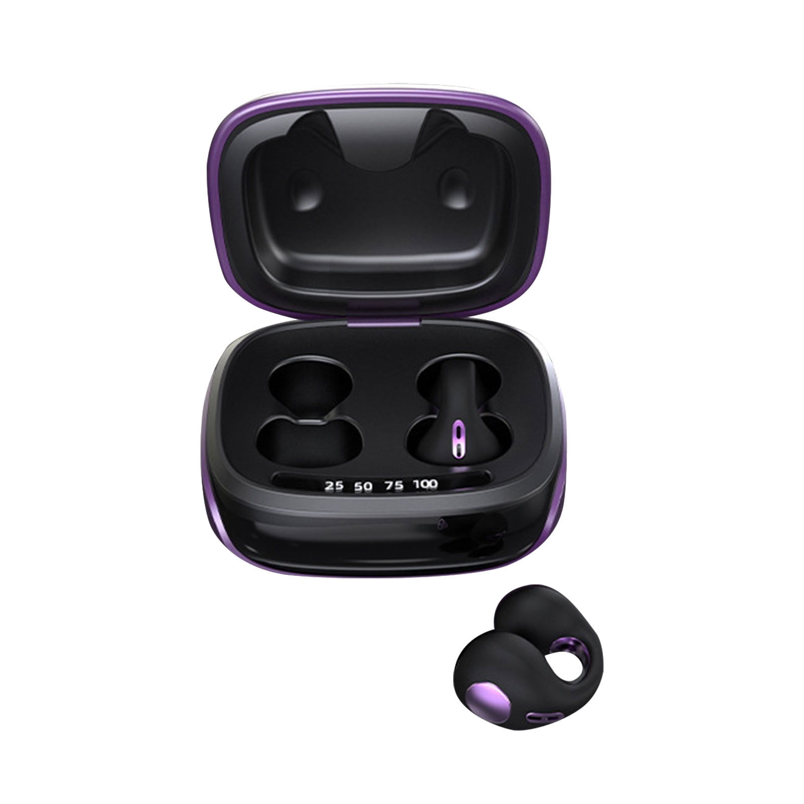 JX80 Wireless Conduction Clipped Ear Bluetooth Earphones For Noise ...