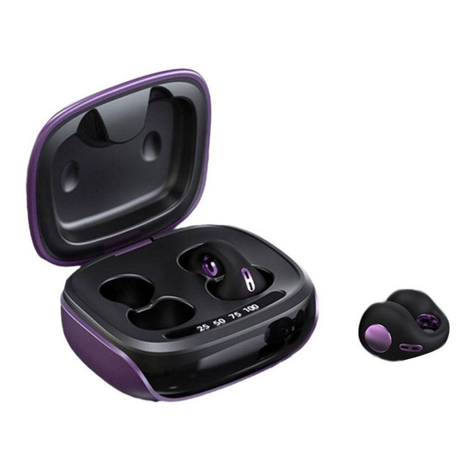 JX80 Wireless Earbud HiFi Stereo Surround Bone Conduction LED Digital Display Bluetooth ...