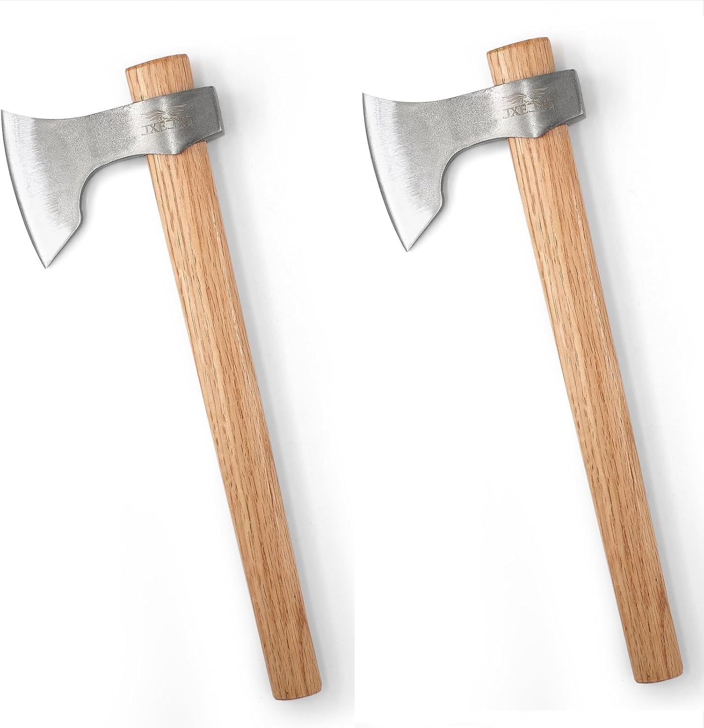 JXE JXO 2-Pack Compact Axes 16.5-Inch, Forged Steel Blade with Hickory ...