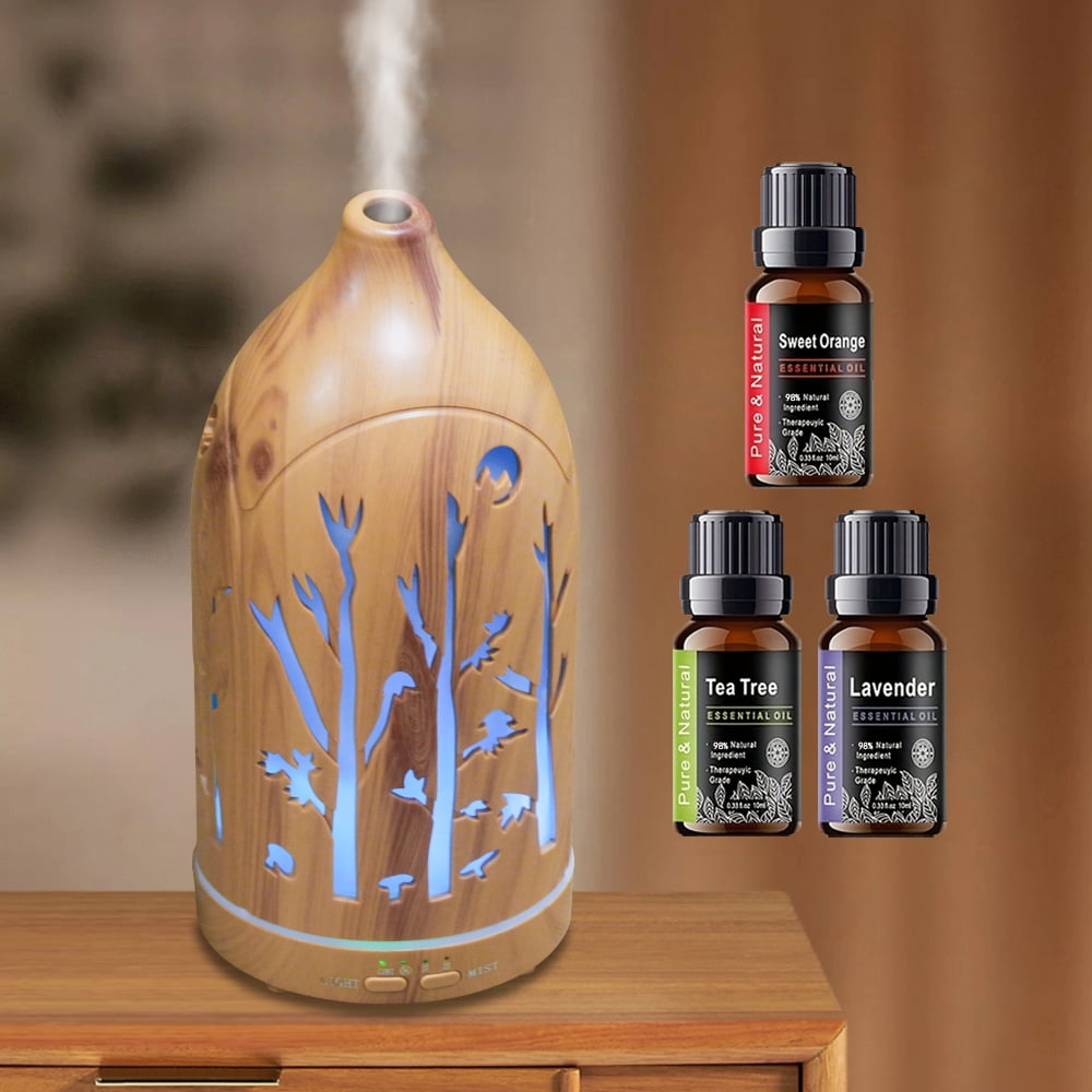 JXJSQ 7-Color Aromatherapy Diffuser for Home Yoga Spa & Office Auto ...