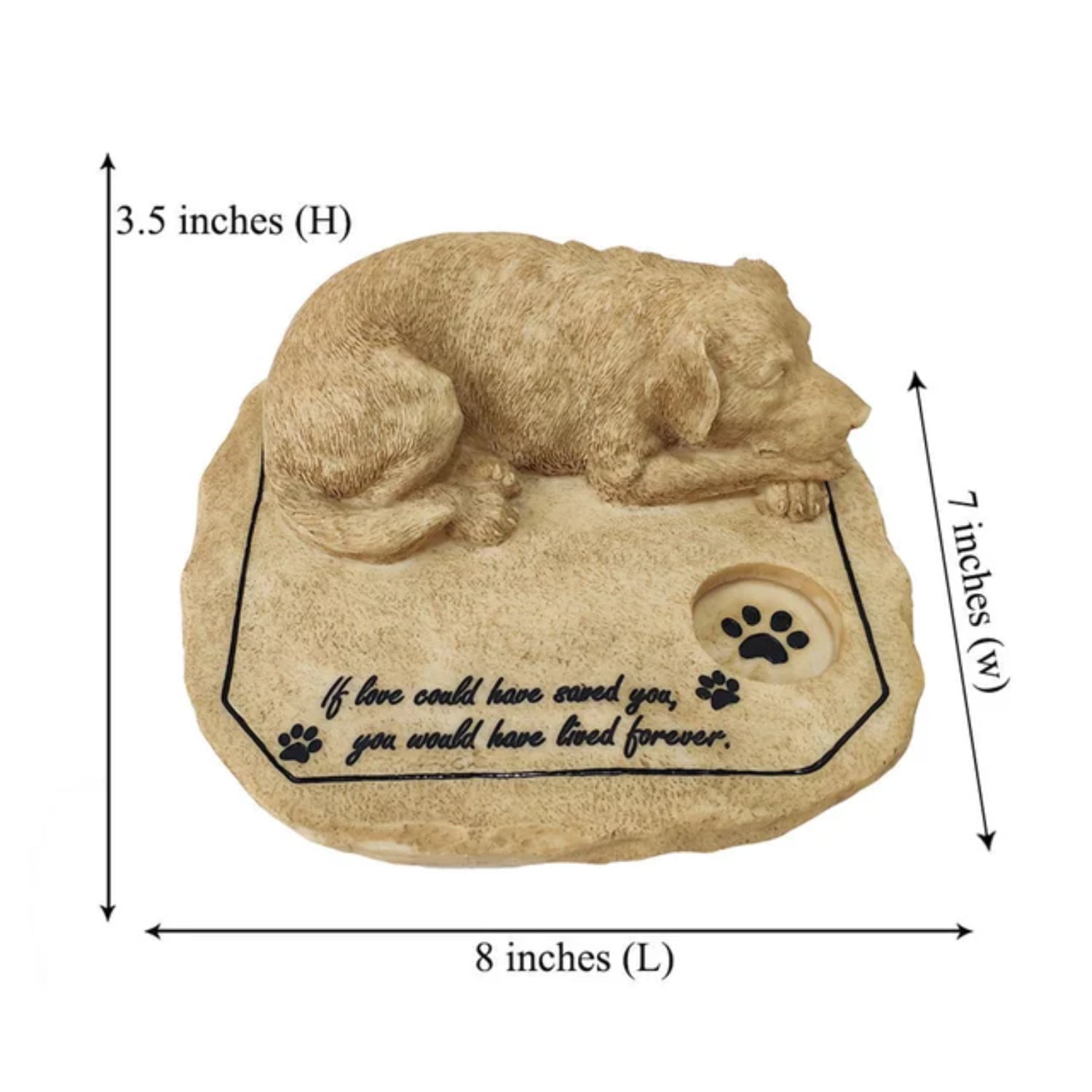 JXLKJCXT Beautiful Elegant and Durable Pet Memorial Stones for Dogs ...