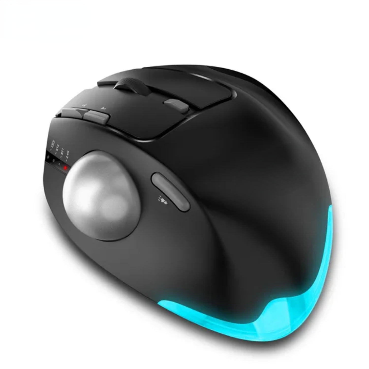 JXLKJCXT Bluetooth Trackball Mouse Wireless Ergonomic RGB Rollerball ...