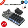JXLKJCXT Programming Macro Custom Keyboard RGB Gaming Keypad Photoshop ...