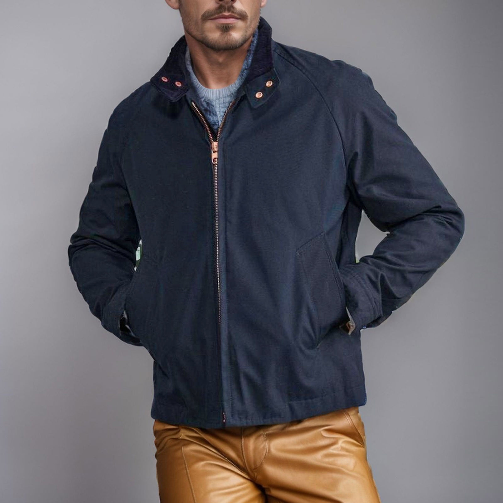 JXMVOJ Men’s Windbreaker Jacket Lightweight Water Resistant Multiple ...