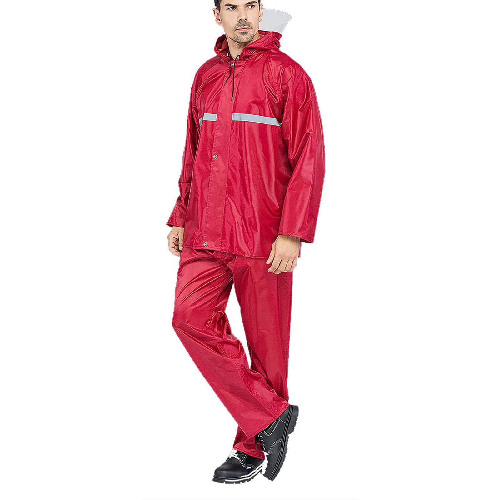 JXMVOJ Rain Suit for Men Women, Waterproof Rain Jacket and Rain ...