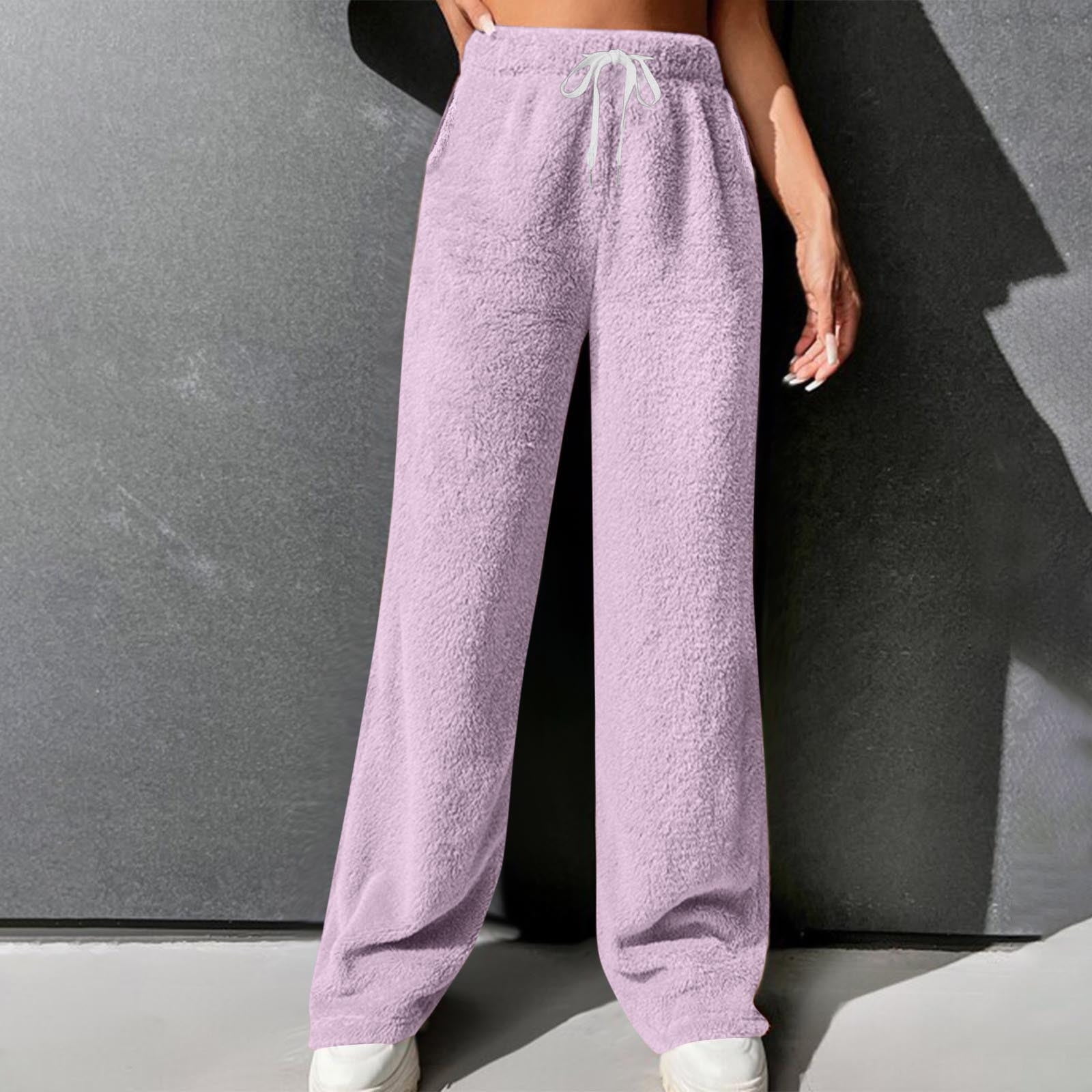 JXMVOJ Women Velour Pant, Soft Velvet Sweatpant for Women, Straight Leg ...