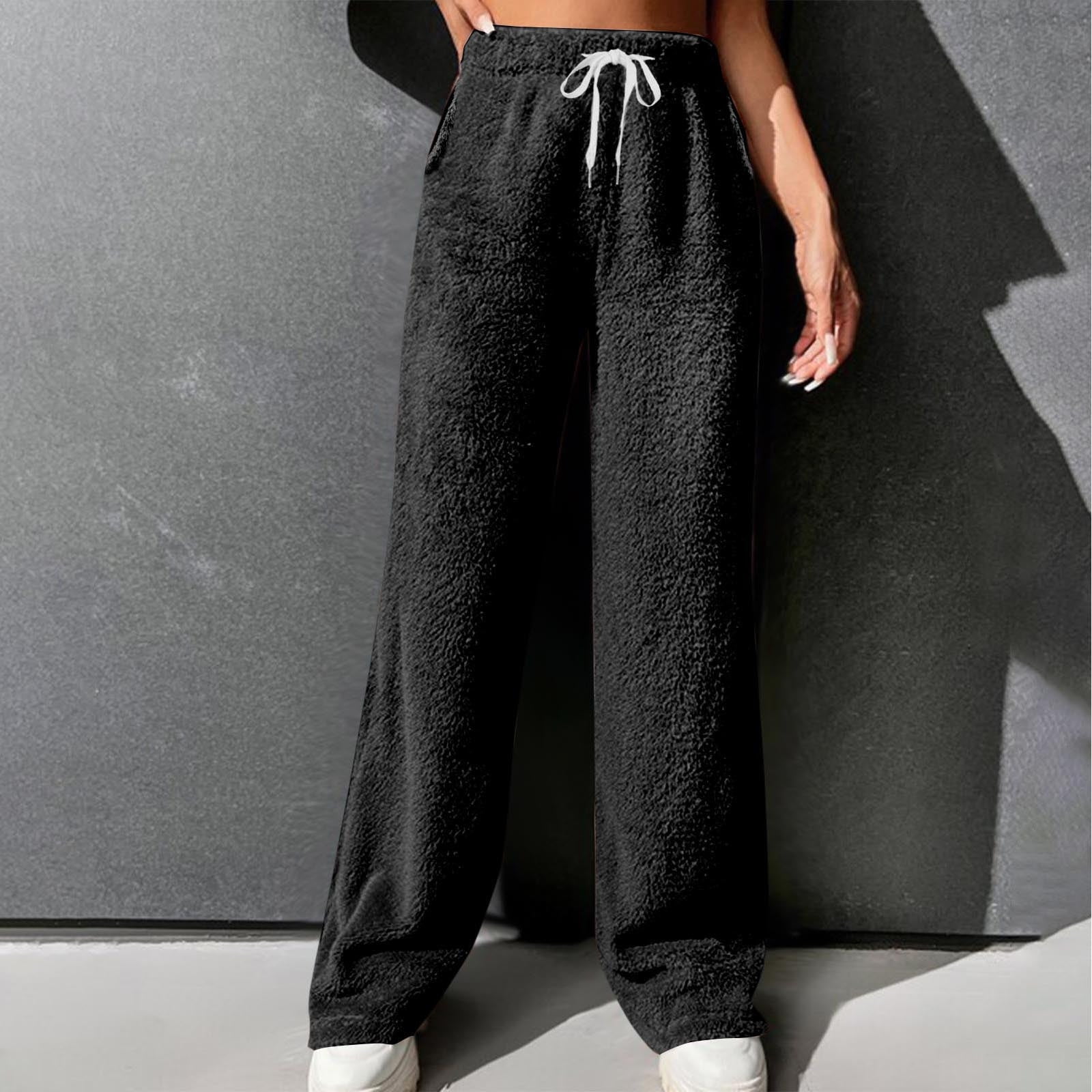 JXMVOJ Women Velour Pant, Soft Velvet Sweatpant for Women, Straight Leg ...