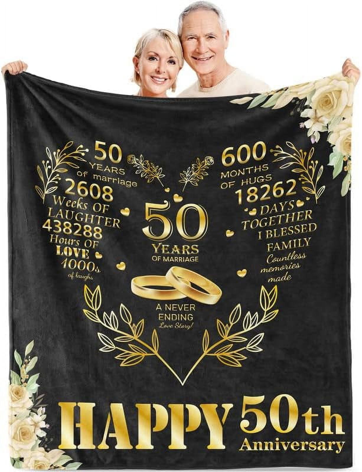 JXNUO 40th Anniversary Blanket Gifts, Gift for 40th Wedding Anniversary ...