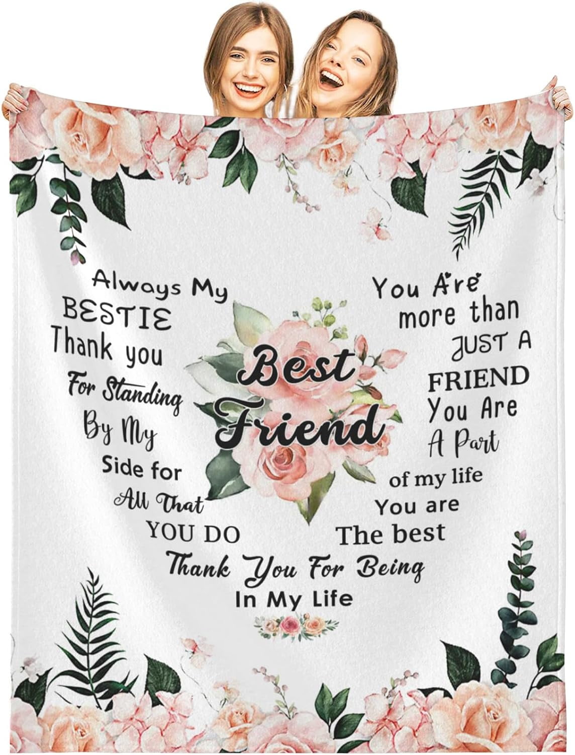 JXNUO Best Friend Blanket, Best Friend Birthday Gifts, Friendship Gifts ...
