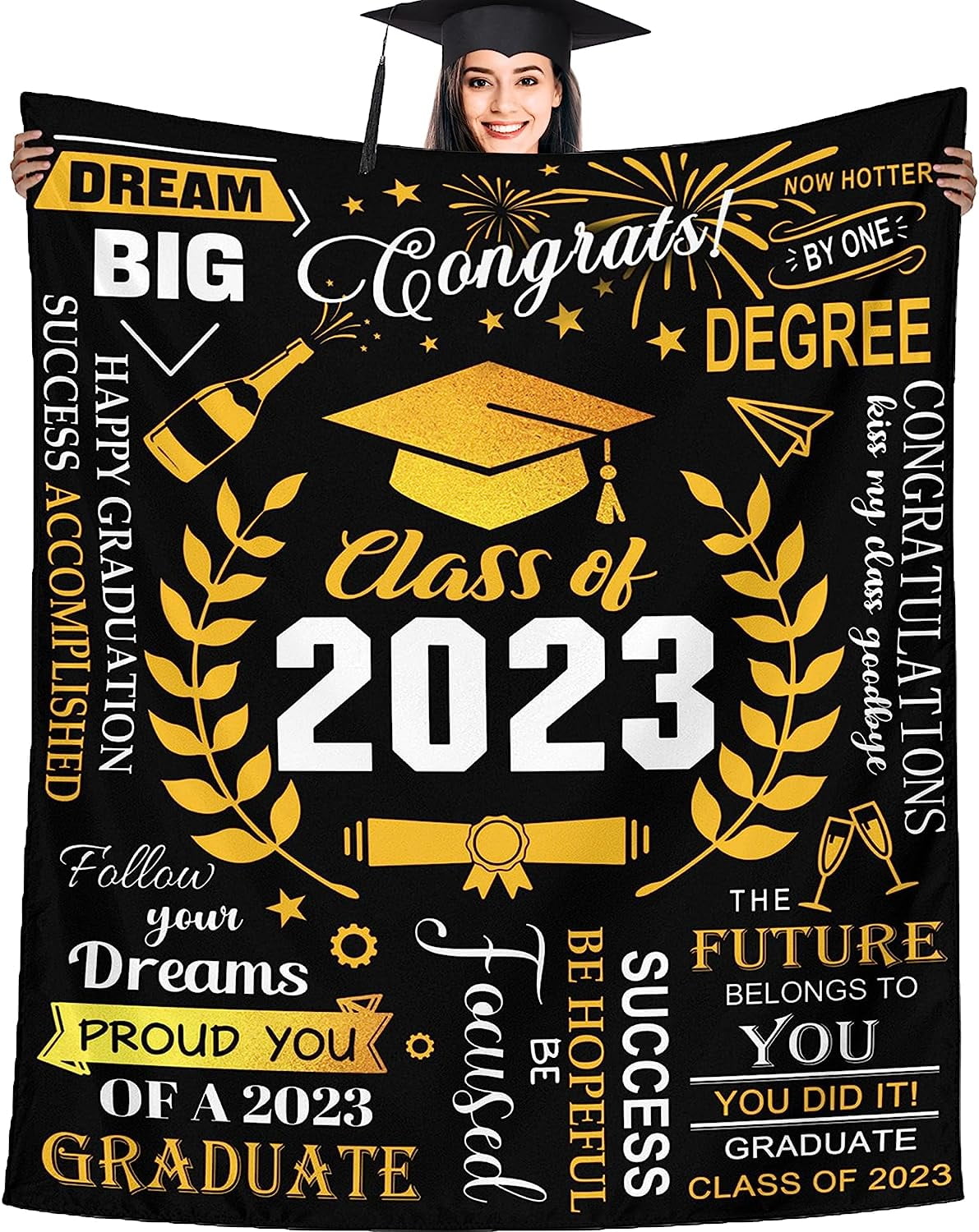 JXNUO Bonus Daughter Gifts Blankets, Step Daughter Gifts from Bonus Mom ...