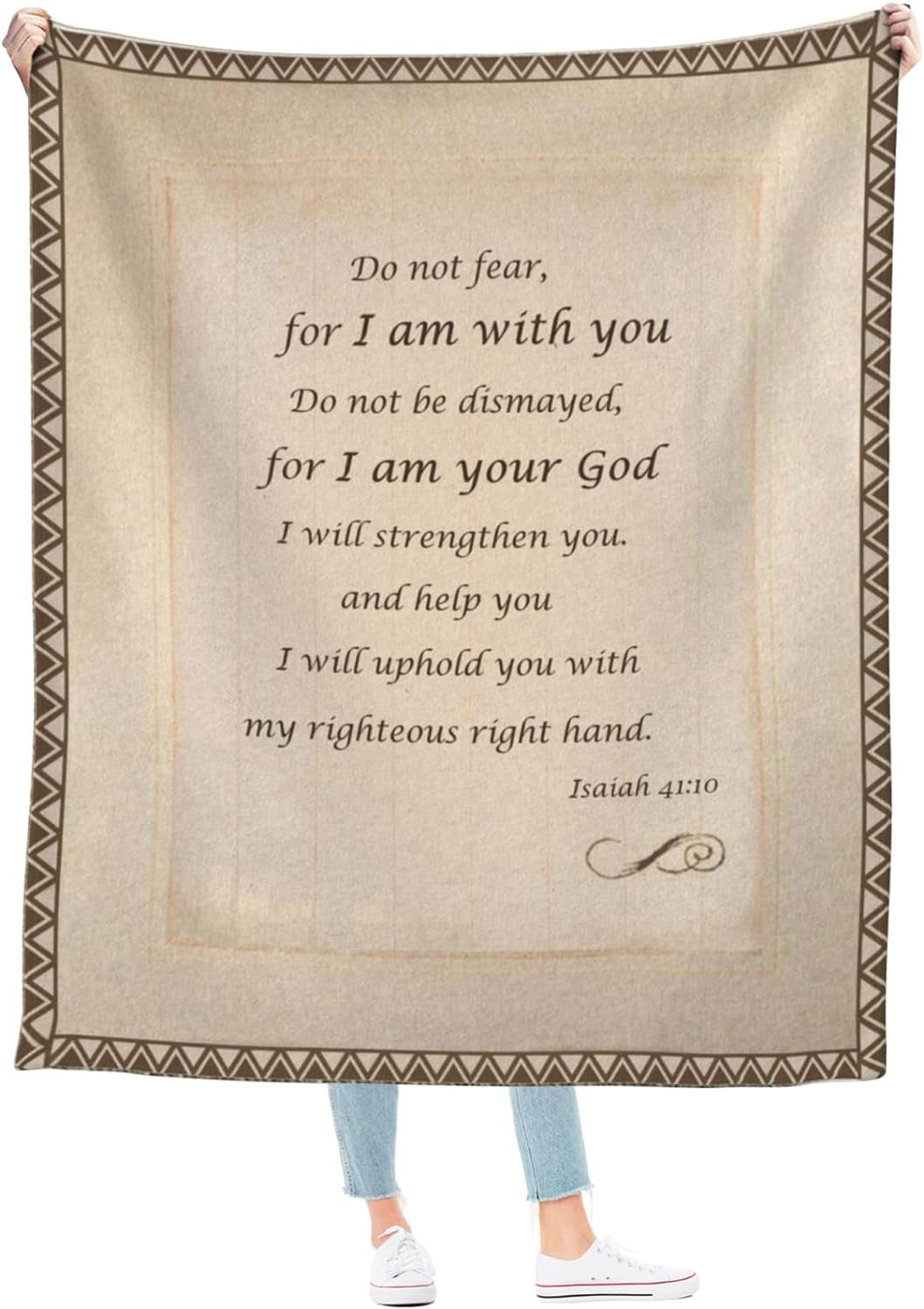 JXNUO Christian Gifts for Women Men, Inspirational Scripture Throw ...