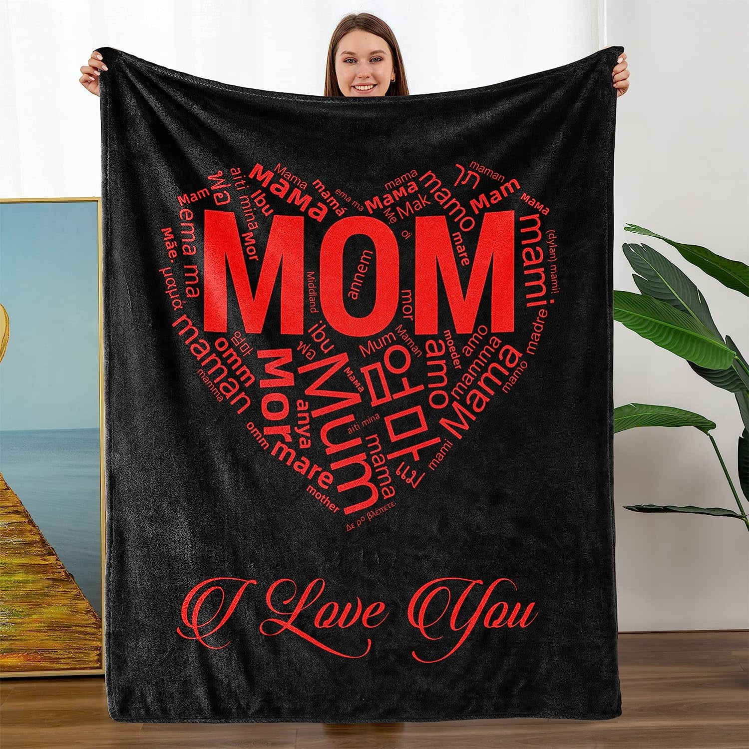 JXNUO Christmas Birthday Gifts for Mom, Wrap Love Around Mom, Mom ...