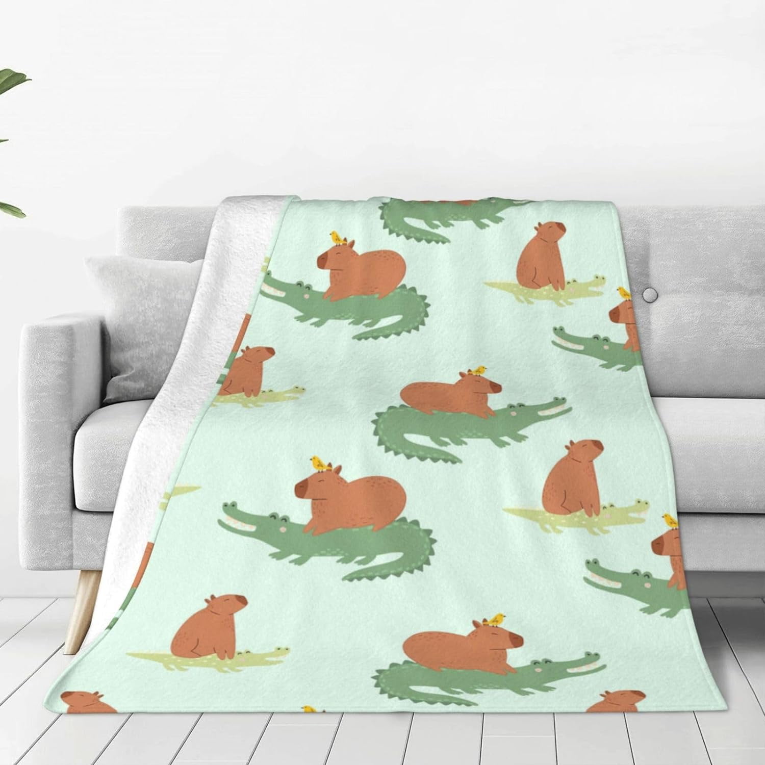 JXNUO Cute Capybara Blanket, Capybara Gifts for Kids Adult, Soft Plush ...