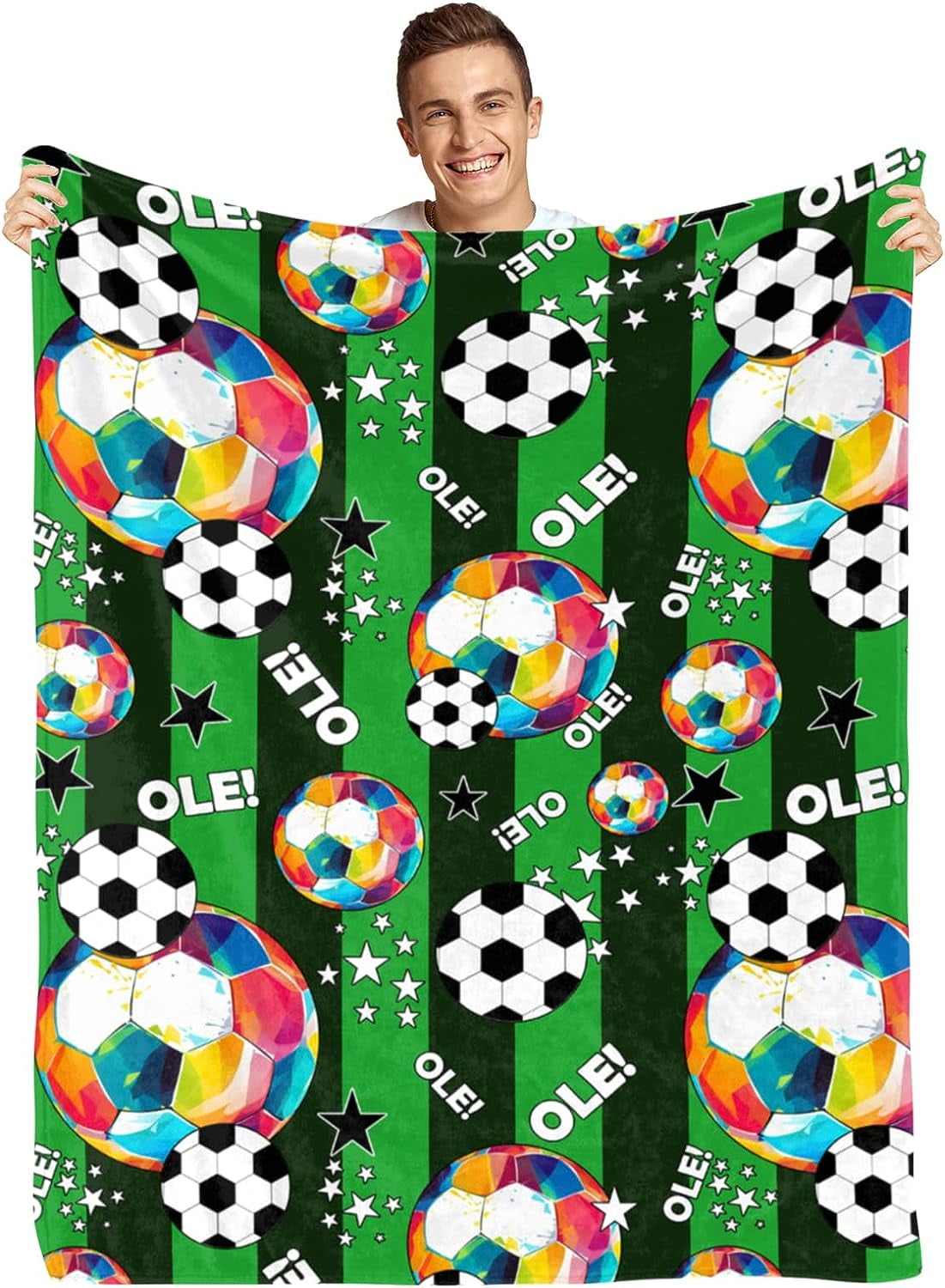 JXNUO Gaming Blanket Soft Throw Blanket Games Flannel Fleece Blanket ...