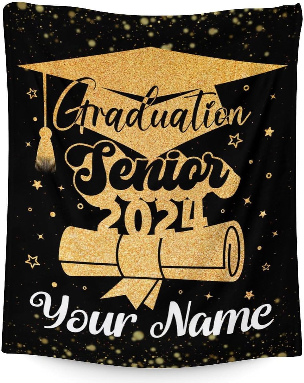 JXNUO Graduation Blanket Gift - Soft Lightweight Class of 2024 Throw ...