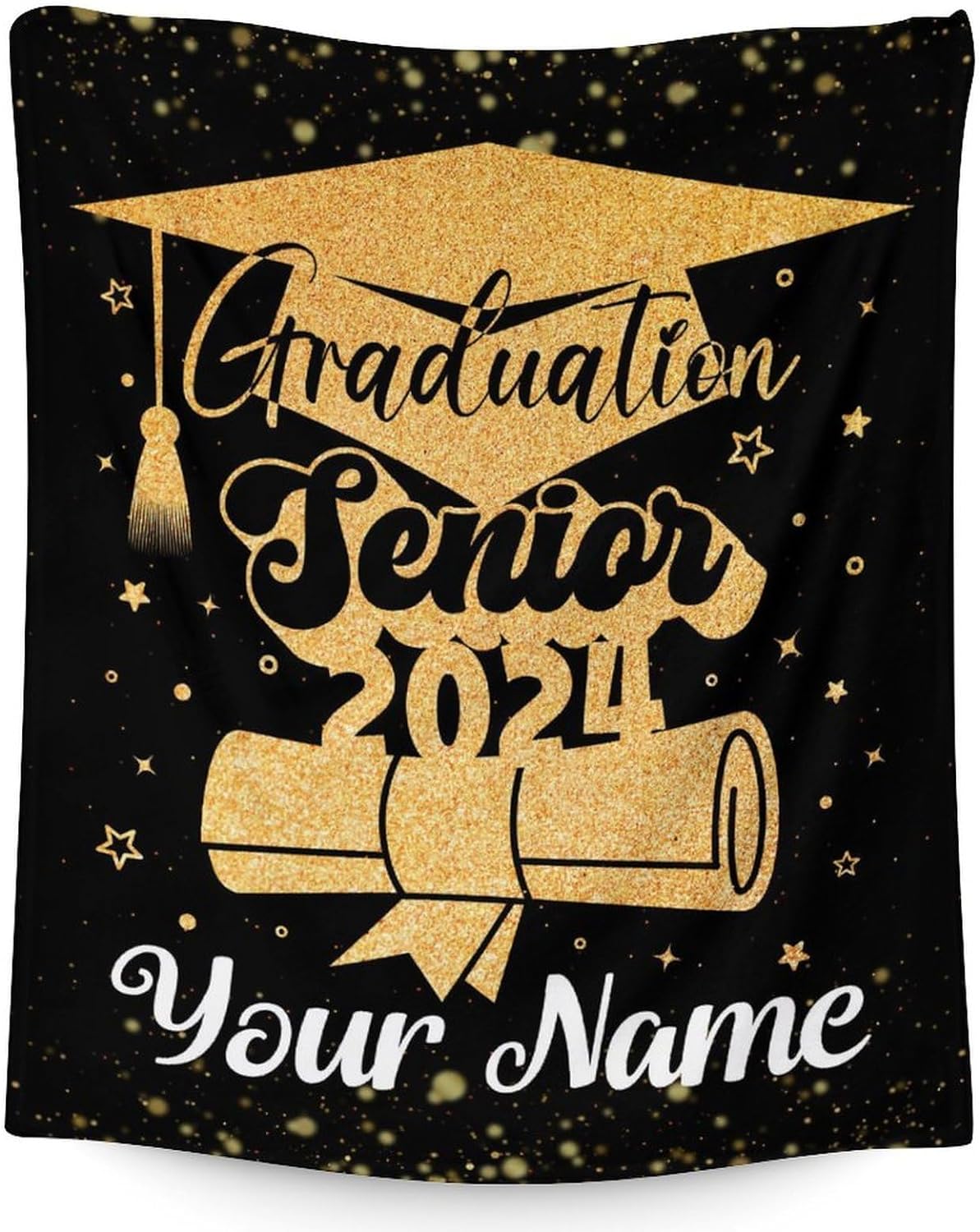JXNUO Graduation Blanket Gift - Soft Lightweight Class of 2024 Throw ...