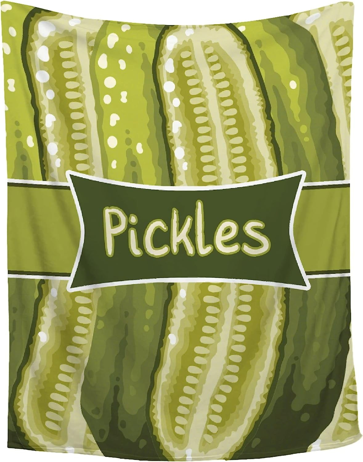 JXNUO Pickles Blanket,I Just Freaking Love Pickles Flannel Throw ...