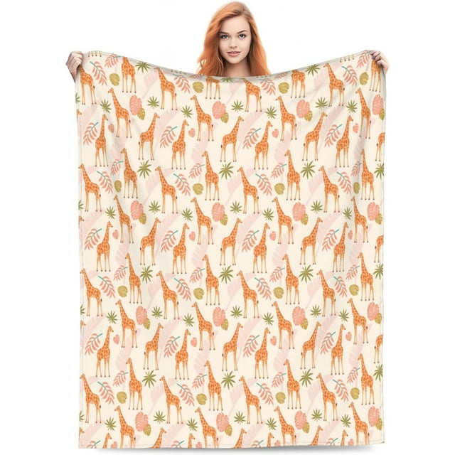 JXNUO Pink Flamingo Blanket Flamingo Gifts for Women Girls Cute ...