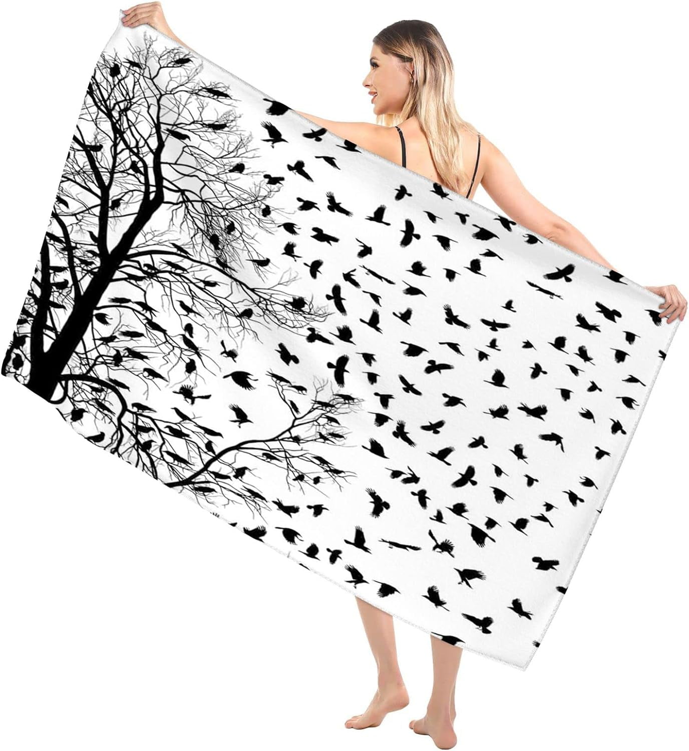 JXNUO Rainbow Beach Towel,Retro Plaid Design Squares Rainbow Colored ...