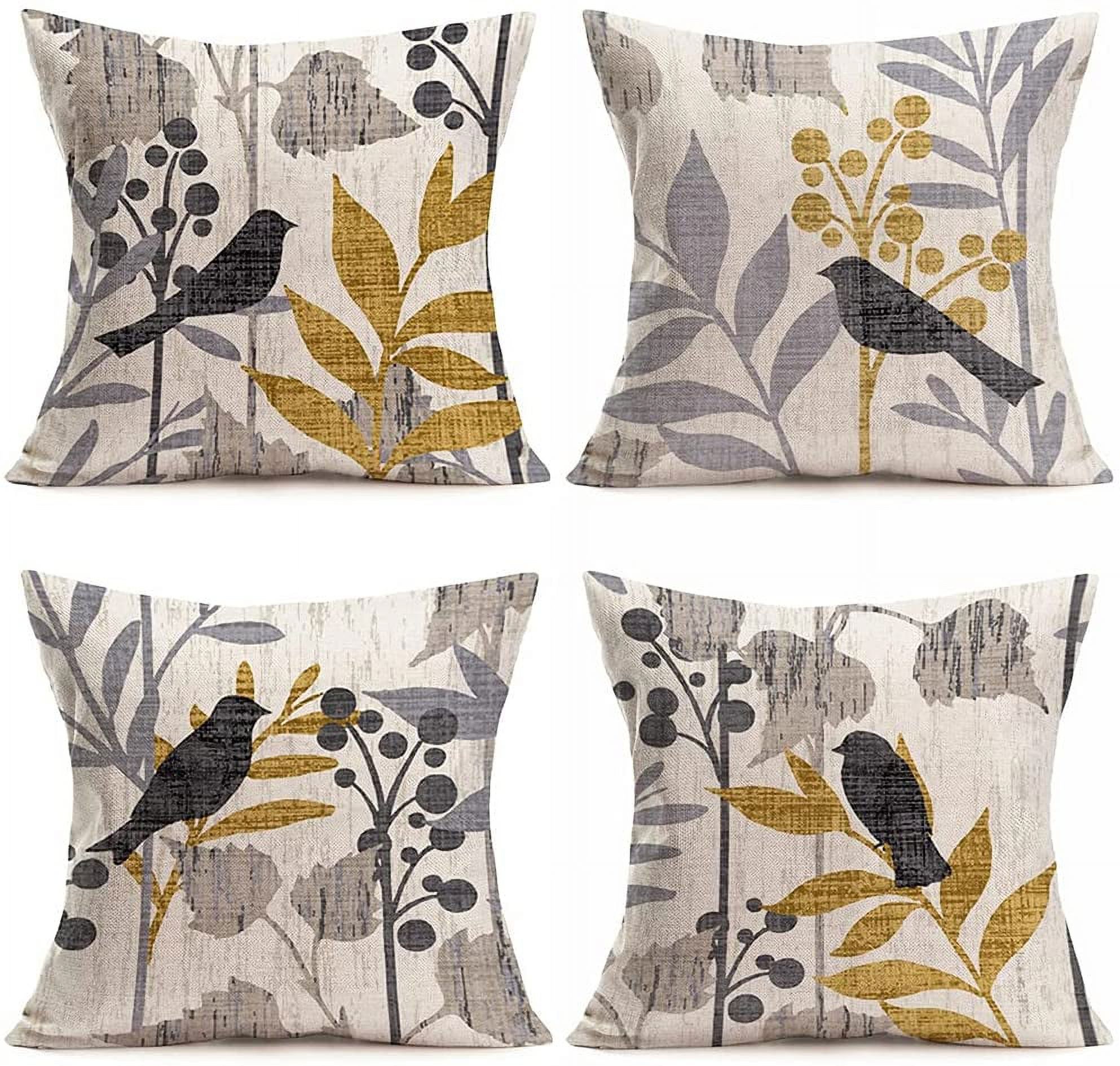 JXNUO Retro Ocean Style Cushion Cover Case Vintage Farmhouse Pillow ...