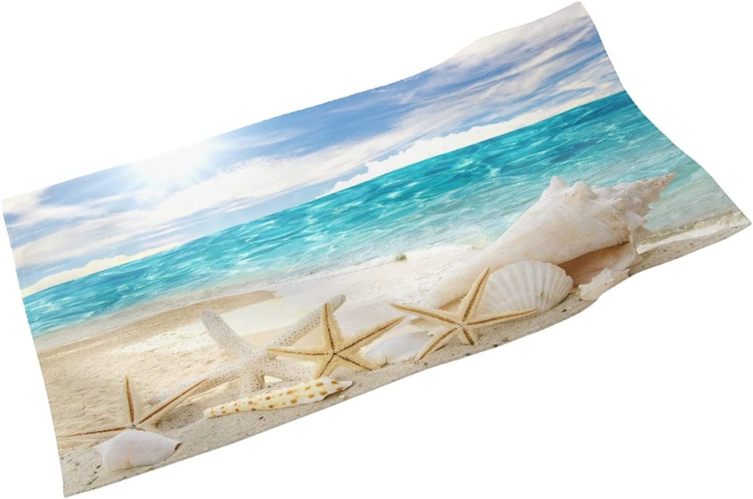 JXNUO Southwest Aztec Tribal Geometry Print Beach Towels,Ultra ...