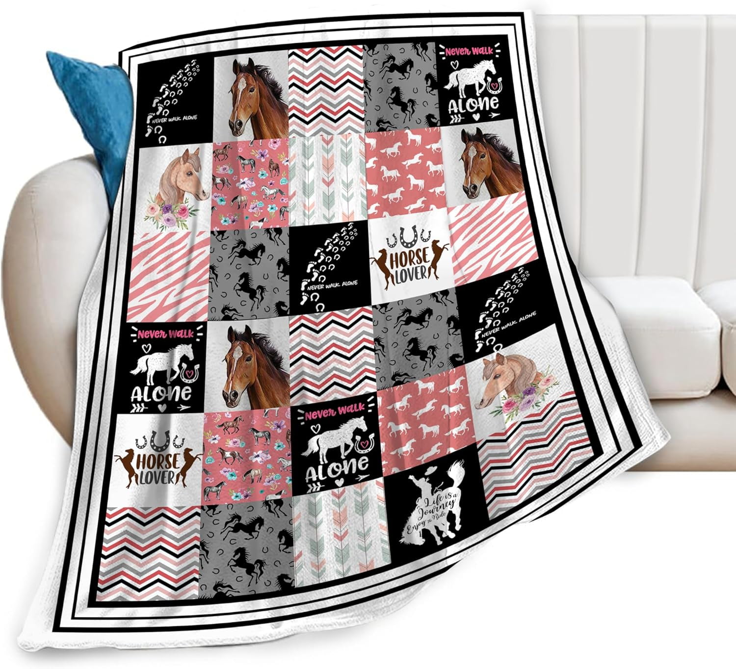 JXNUO Vintage Piano Blanket Music Note Throw Blanket for Girls Boys ...