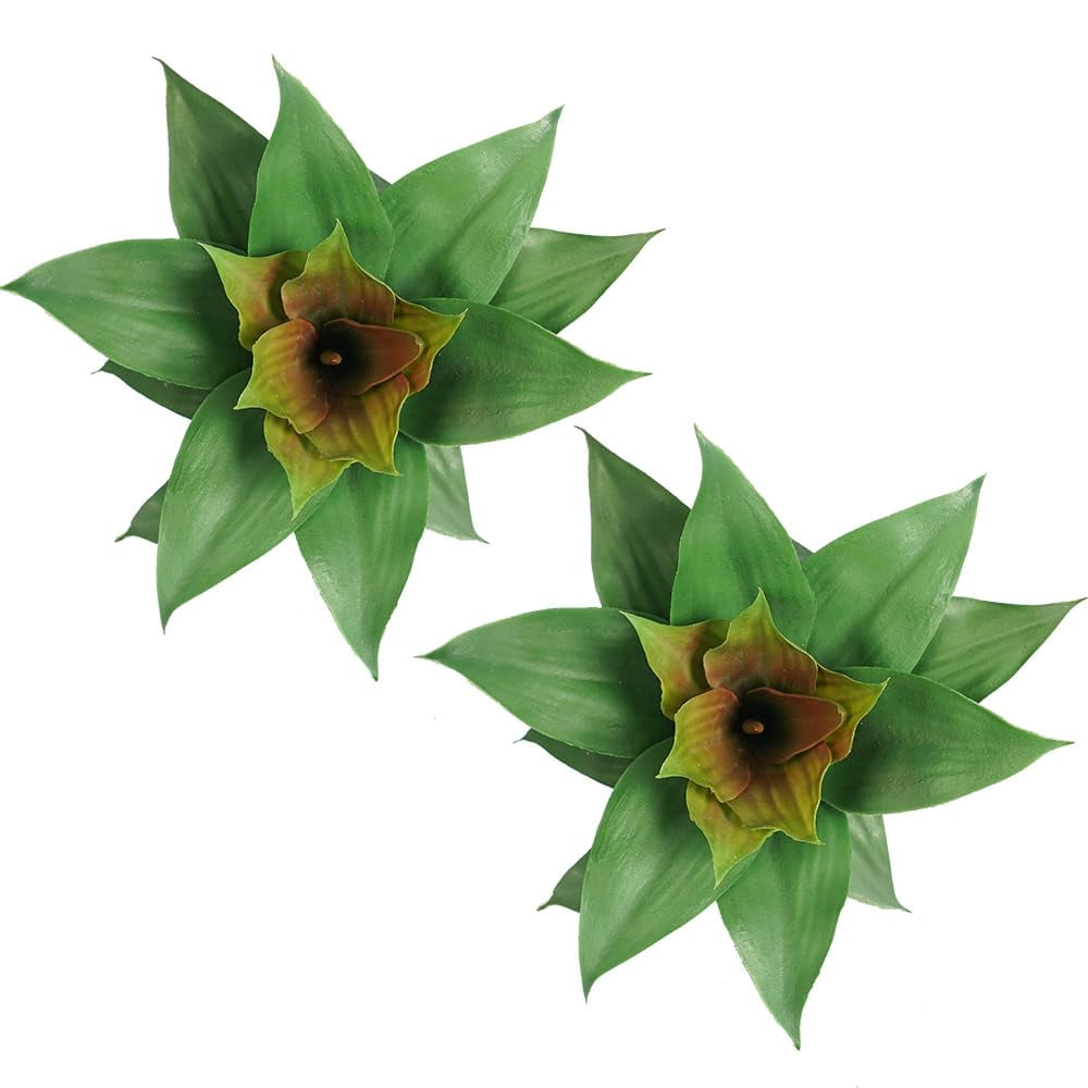 JXW Artificial Plants Artificial Succulent Plants,2PCS 35" Diam Large ...