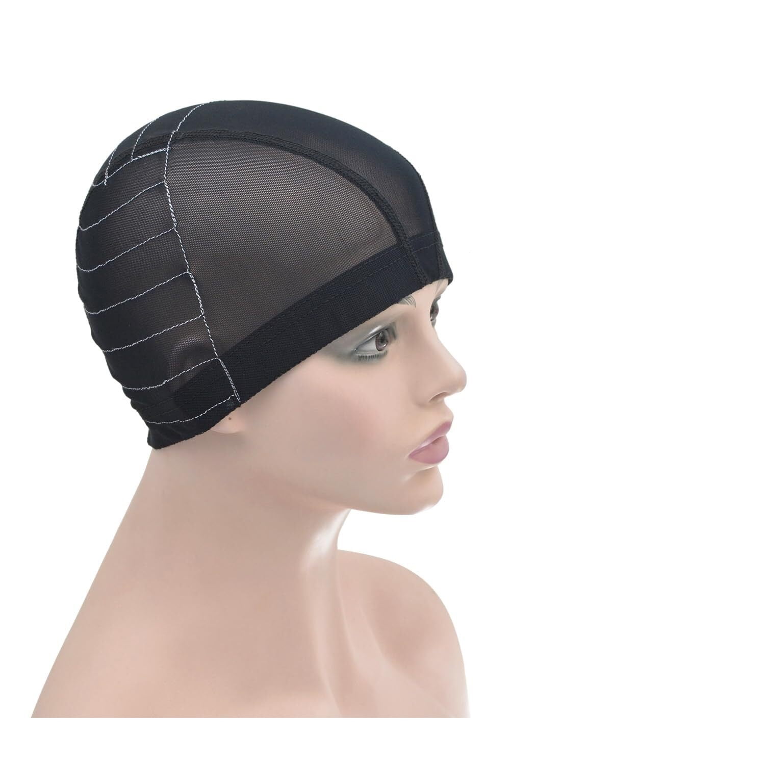 JXW Mesh Dome Caps Wig Cap with Guideline Map for Wig Making ...