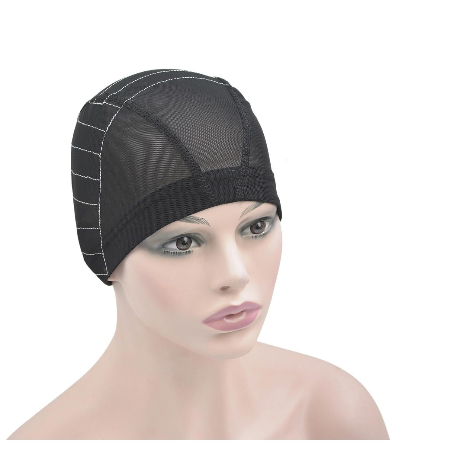 JXW Mesh Dome Caps Wig Cap with Guideline Map for Wig Making ...