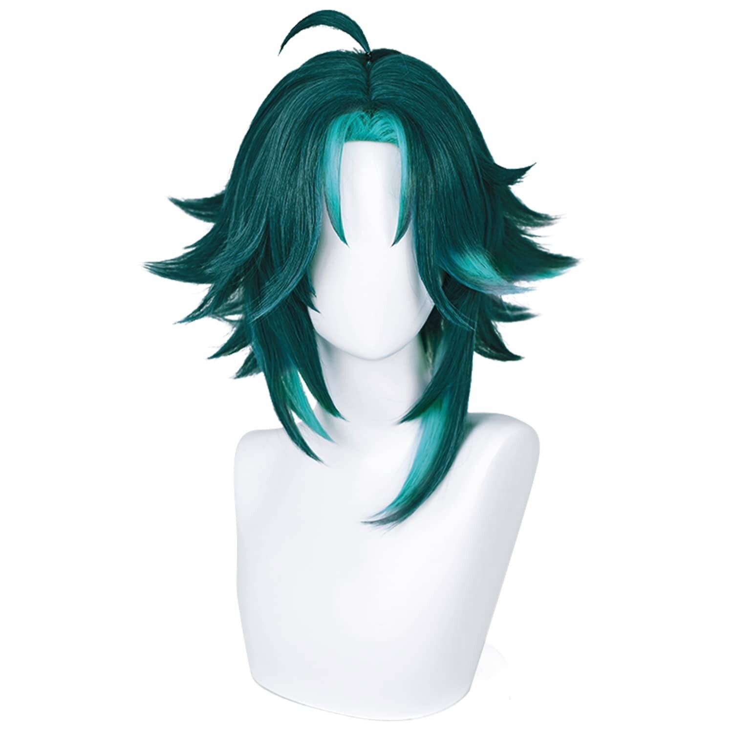 JXW Wig for Venti Cosplay Costume 2 Tone Anime Braided Hair Wigs with ...