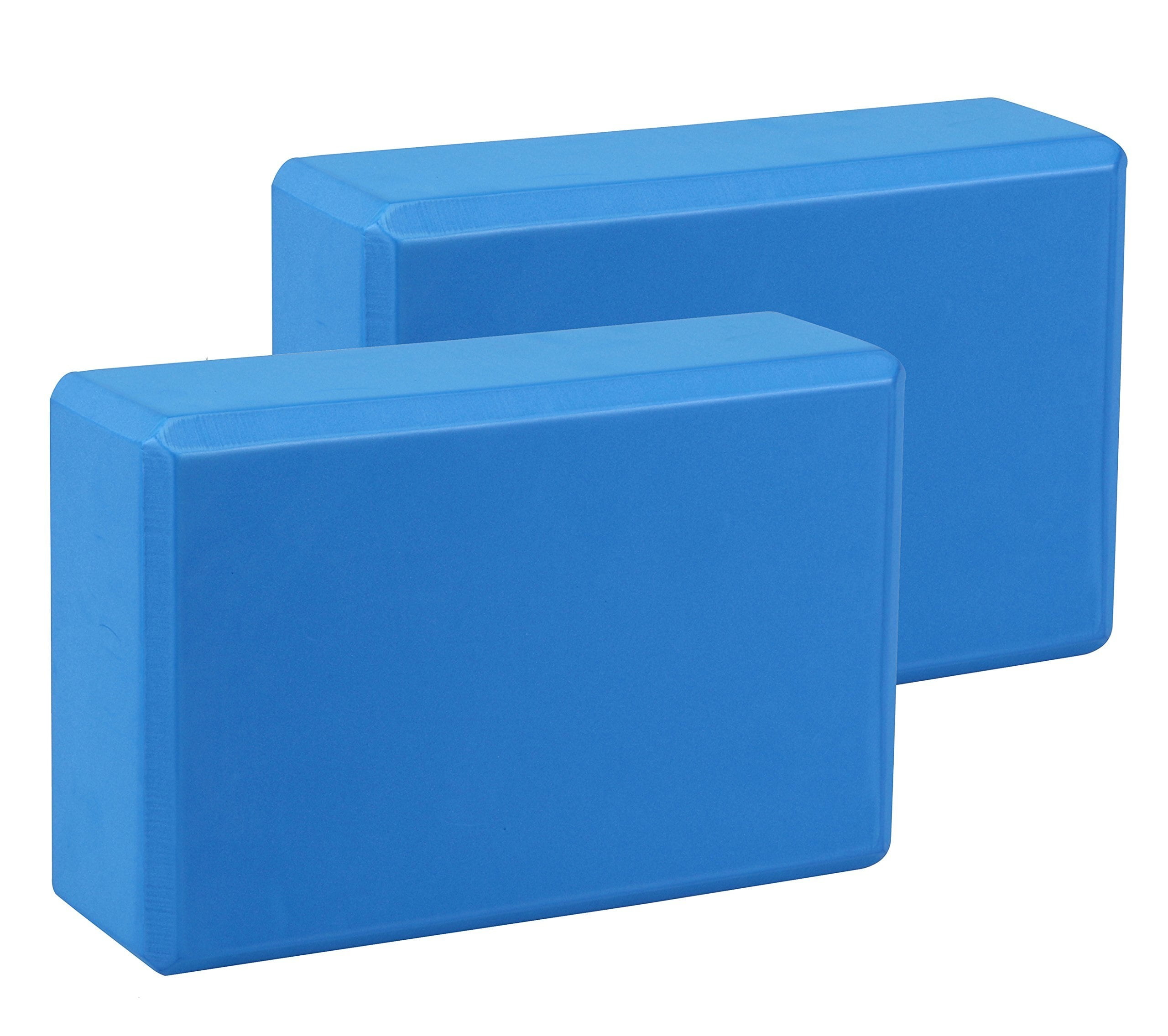 JXW Yoga Blocks 2pcs Gym Bricks, Comfortable Fitness Yoga Bricks, Anti ...