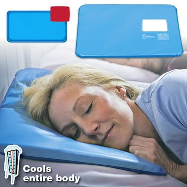 Chillow Cooling Pillow Insert for Standard Pillow Blue Adult Restful ...