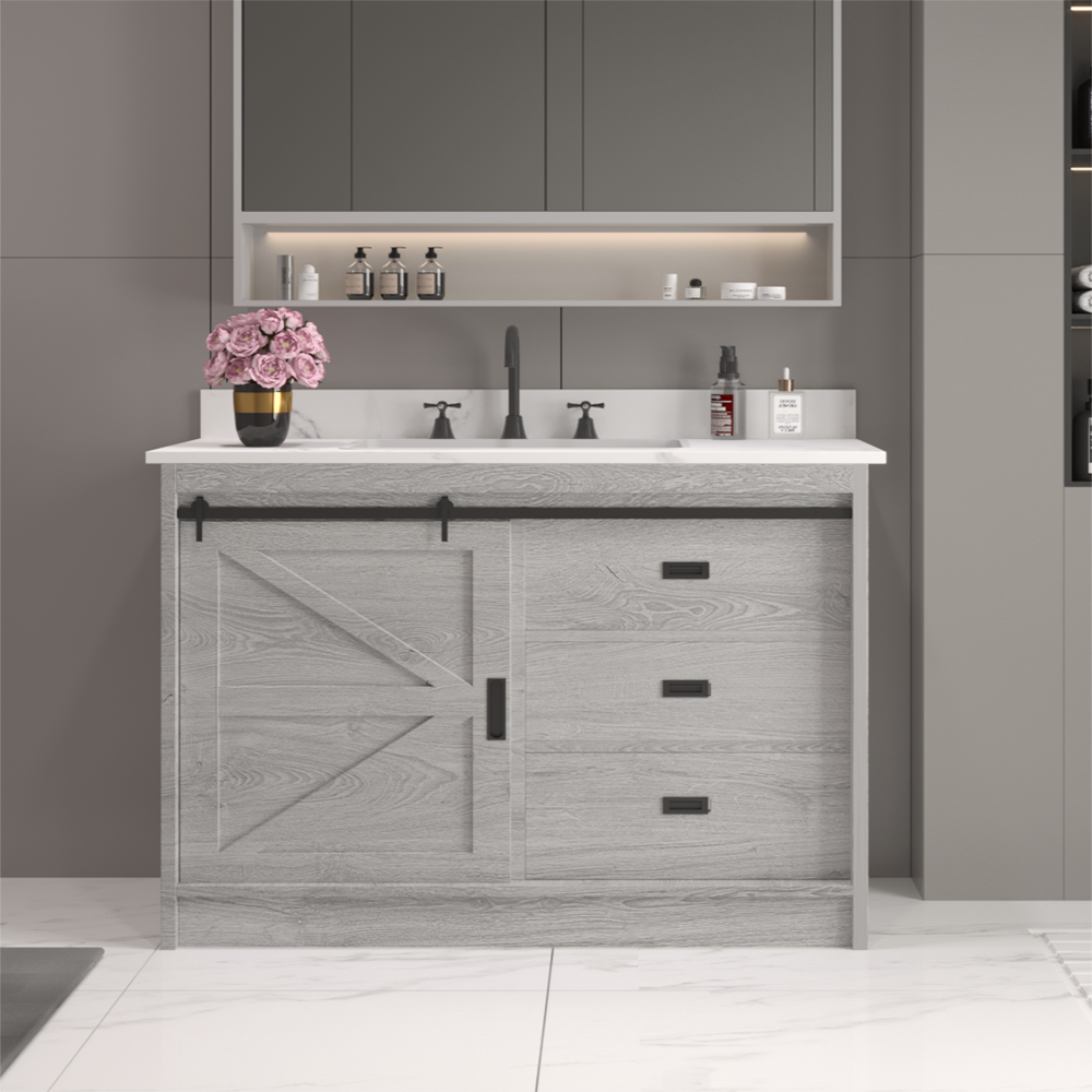 Dwvo Free Standing Bathroom Vanity With Sink Top 36 Inch Bathroom