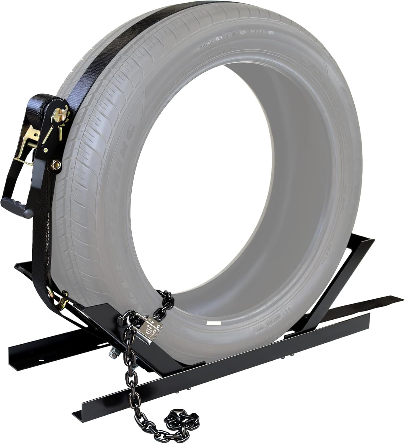 JY PERFORMANCE Semi-Truck Spare Tire Rack for Class 8 Commercial Truck ...