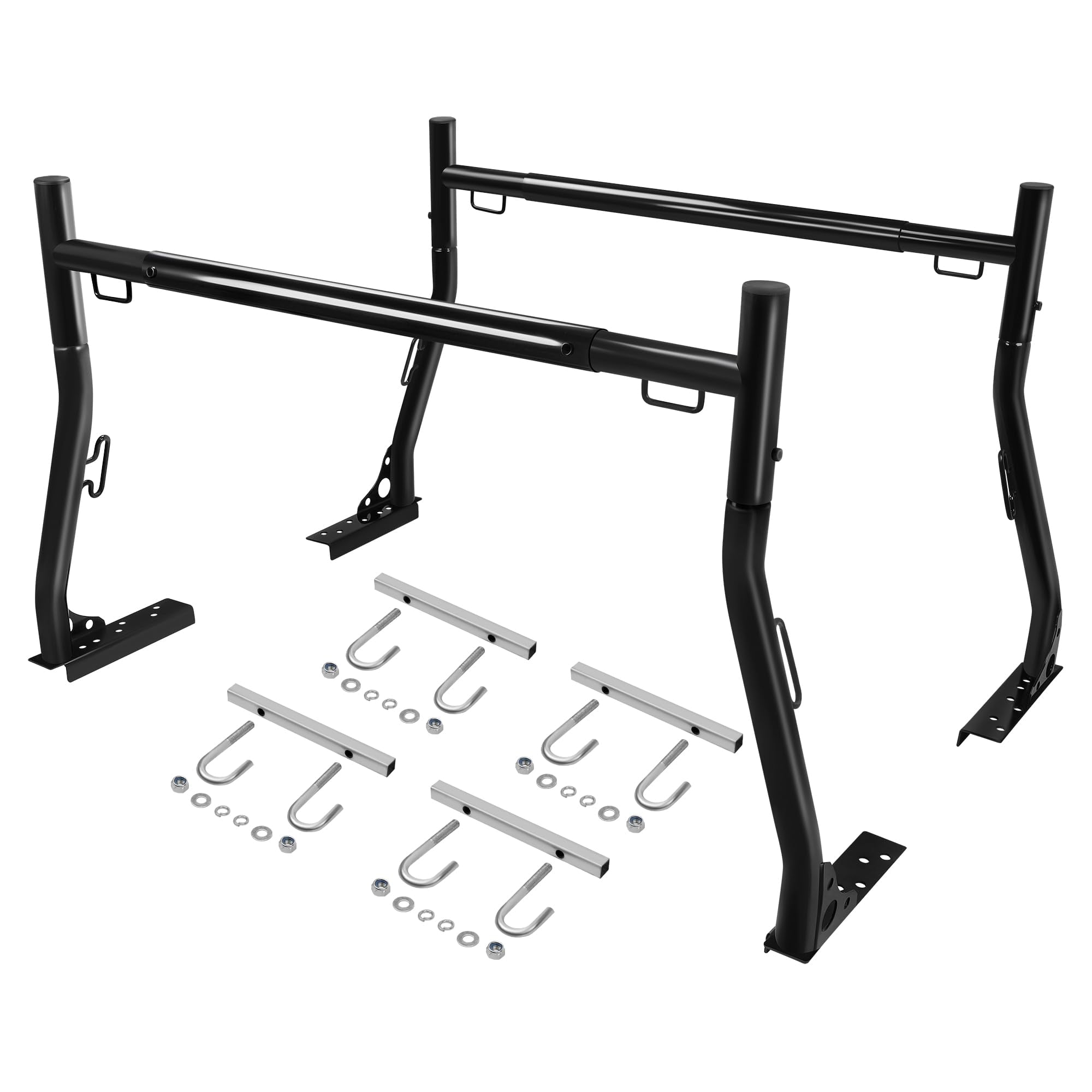 JY PERFORMANCE Truck Ladder RRF12 Racks 800Ibs Capacity Extendable Pick ...
