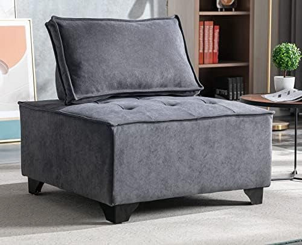 JYHOME Accent Chair Square Sofa Chair Modern Living Room Couch Sofa ...