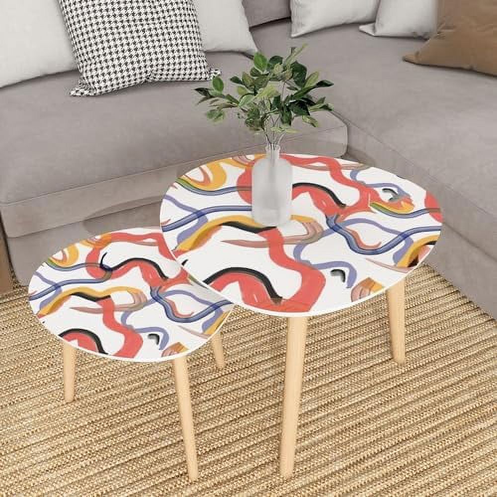 JYHOME Small Coffee Nesting Cute Floral Pattern Small Flower Print ...