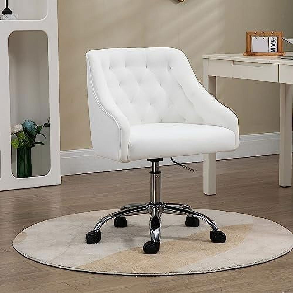 JYHOME Velvet Office Task Desk Chair for Girls Modern Vanity Chair for ...