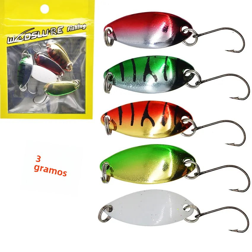 JYJ 5pcs Colorful S-Shaped Metal Fishing Spatula Covers Fake Lure ...