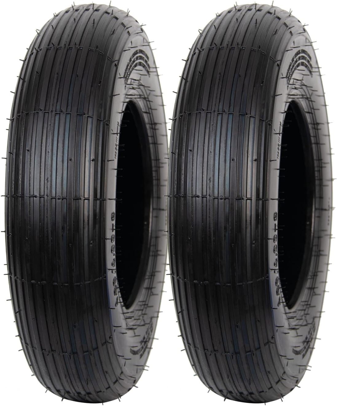 JYLF 2Pcs 4.80/4.00-8 Tires 4.80x4.00-8 8" Wheelbarrow Tire, Rib Tread ...