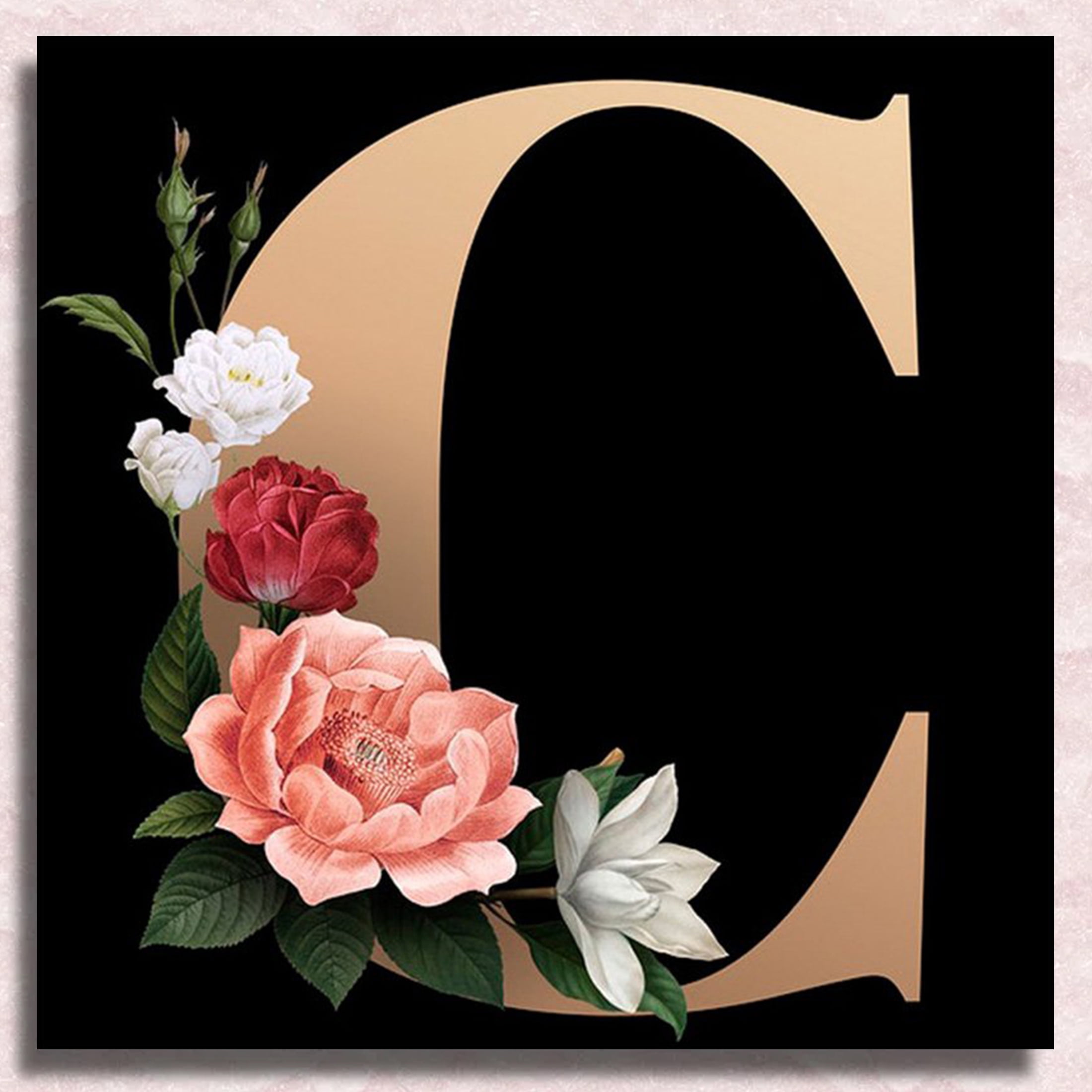 JYLMOOD Alphabet Diamond Painting Kits for Adults, 5D Diamond Art Full ...