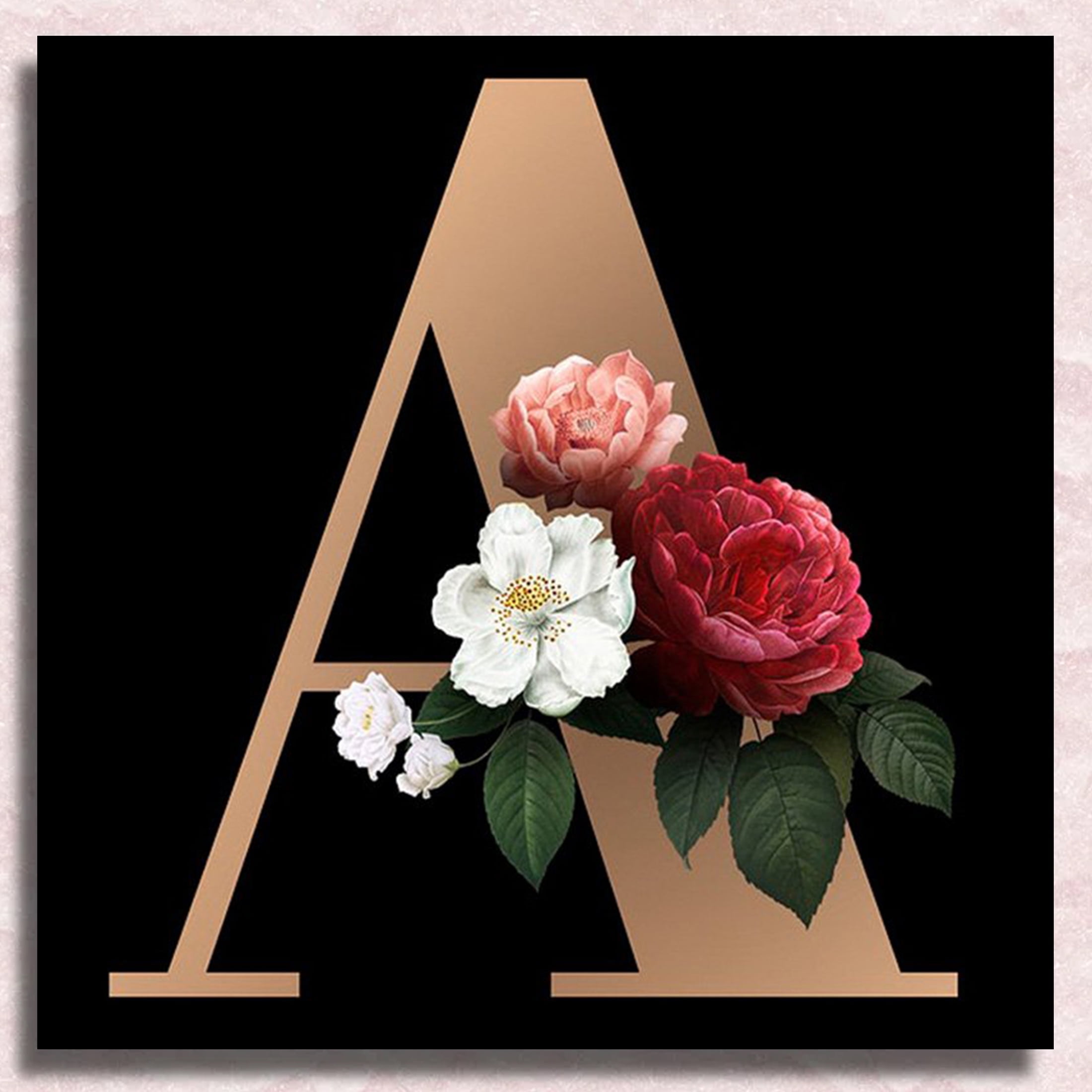 JYLMOOD Diamond Art Kit, Full Round Drill 30x30cm, Custom Alphabet ...