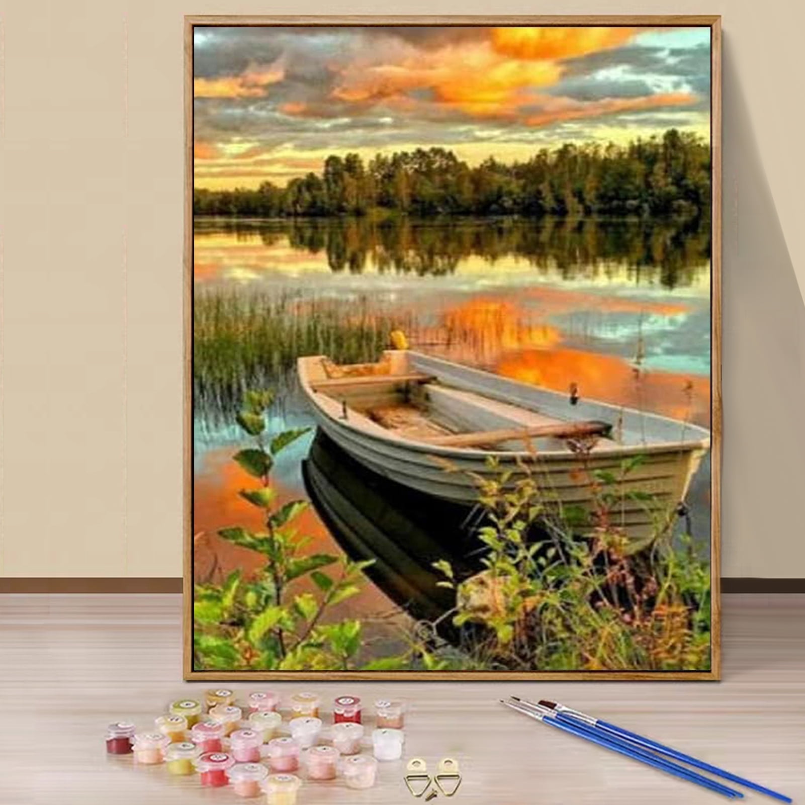 JYLMOOD DIY Animal Paint by Number for Adults, Easy Painting by Numbers ...