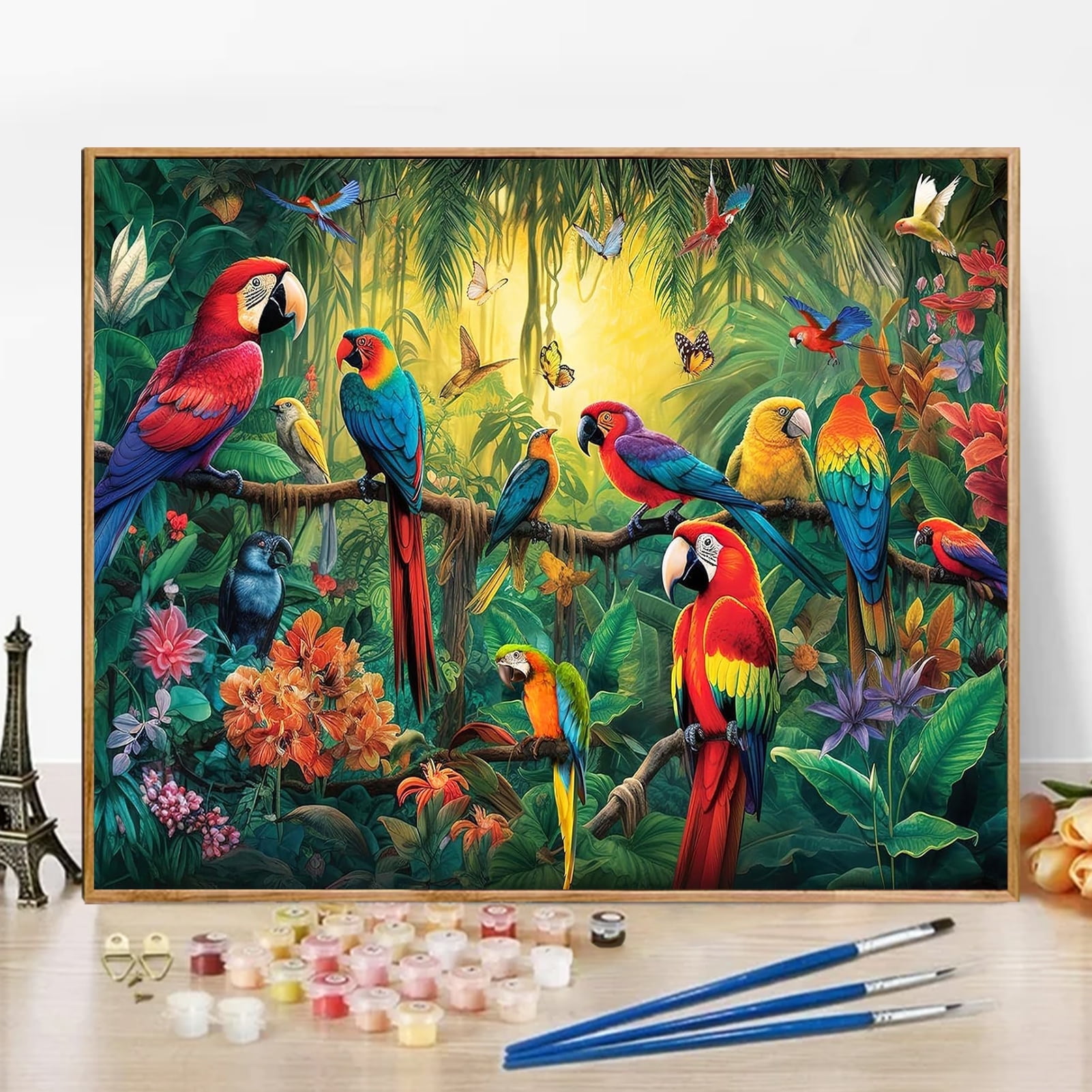 JYLMOOD DIY Animal Paint by Number for Adults, Easy Painting by Numbers ...