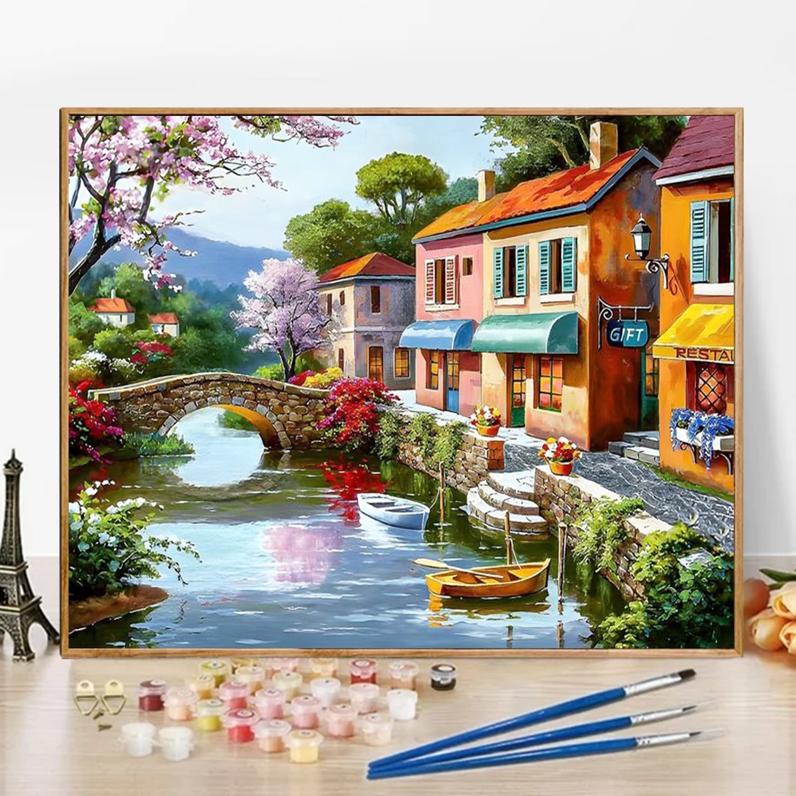 JYLMOOD DIY Animal Paint by Number for Adults, Easy Painting by Numbers ...